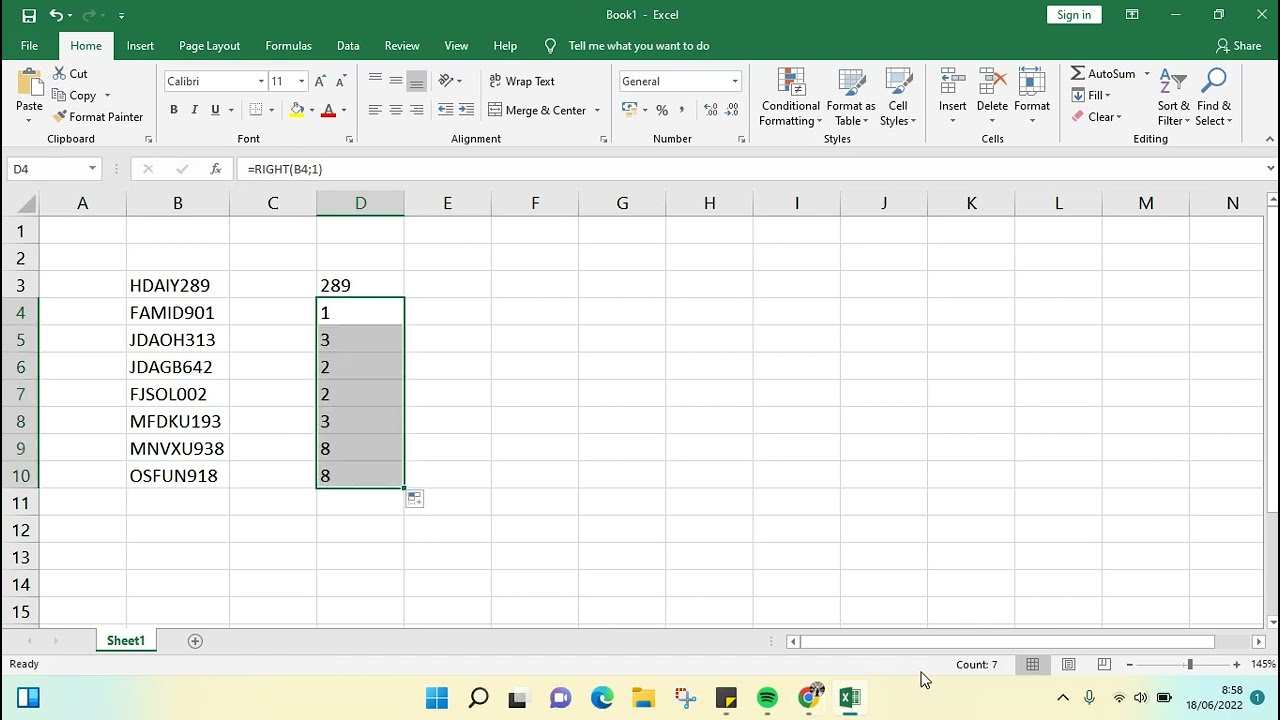 How To Retrieve The Rightmost Number In Microsoft Excel YouTube How To Retrieve The Rightmost Number In Microsoft Excel YouTube