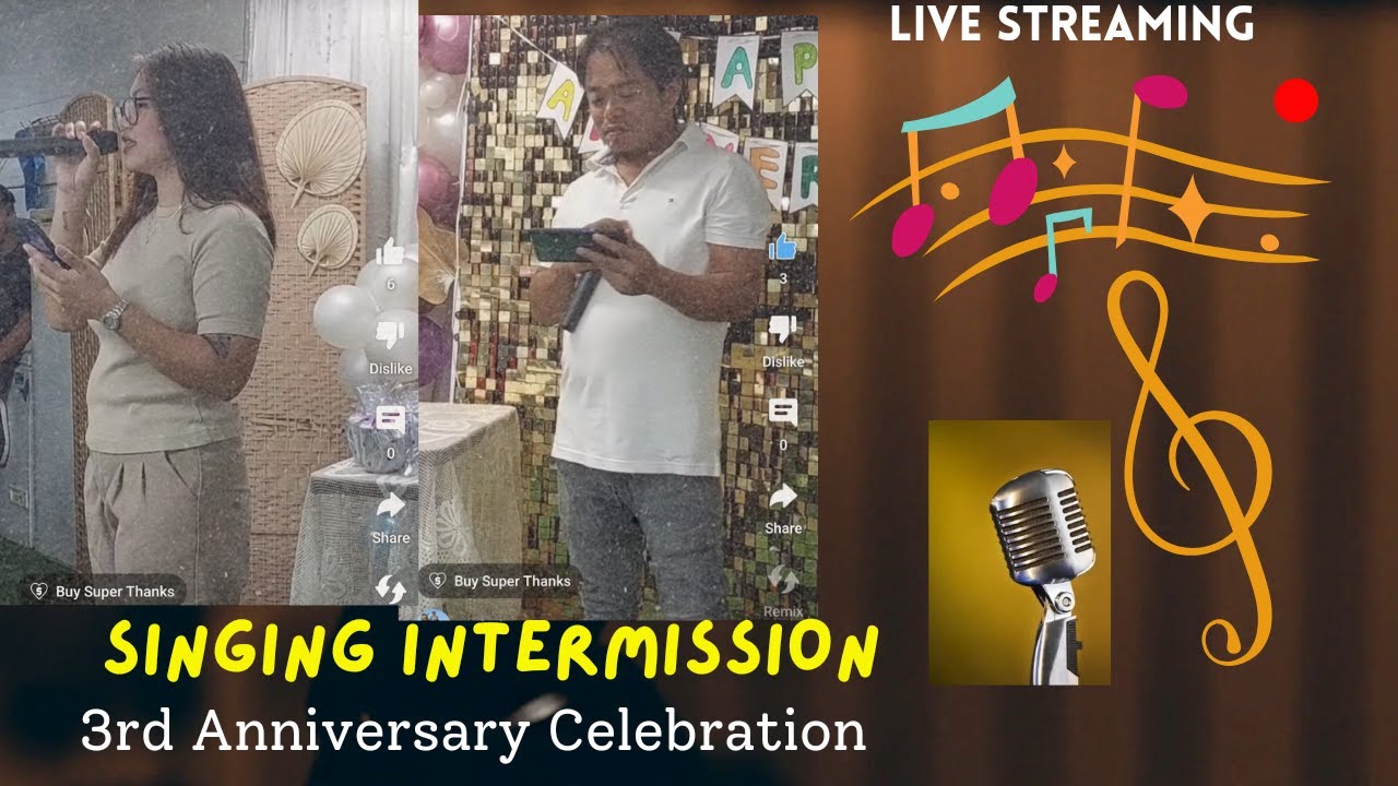 Intermission Singing Performance during the 3rd Anniversary Celebration ...
