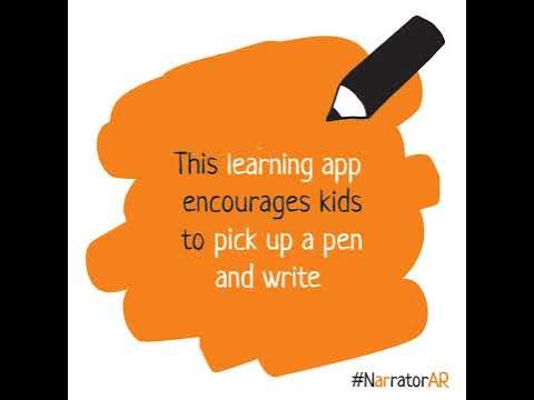 Narrator AR - Kids handwriting app - YouTube