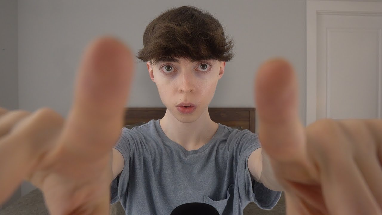 FACE TOUCHING & WHISPERING ASMR - YouTube