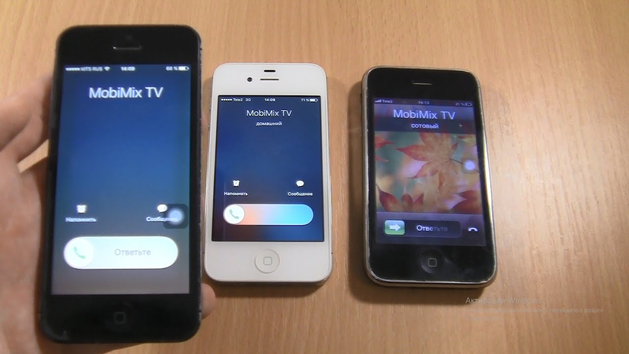 Incoming call:iPhone 5 & iPhone 4S& 3Gs - YouTube