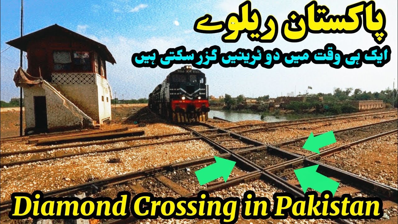 Diamond Crossing | Unique Railway Track at Rohri Jn Yard | #tracksounds ...