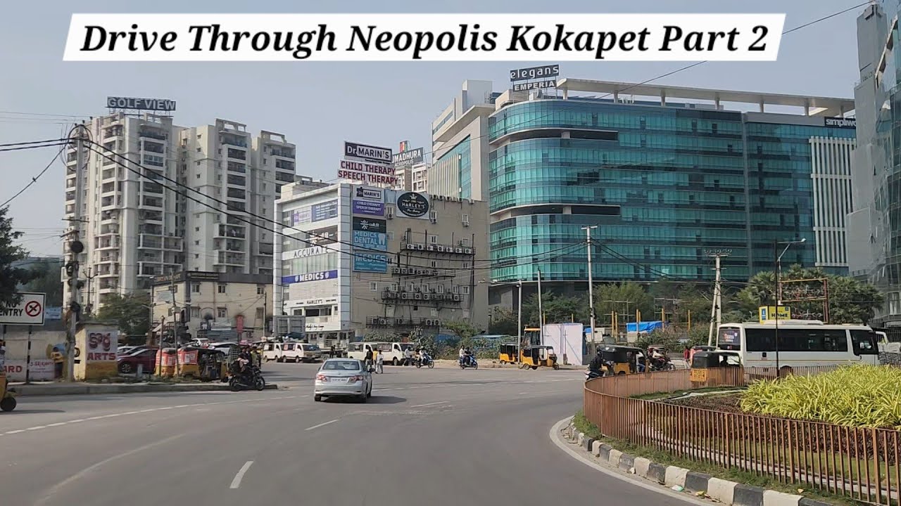 4K Drive Through The Neopolis - Kokapet | Future Hyderabad | Telangana ...