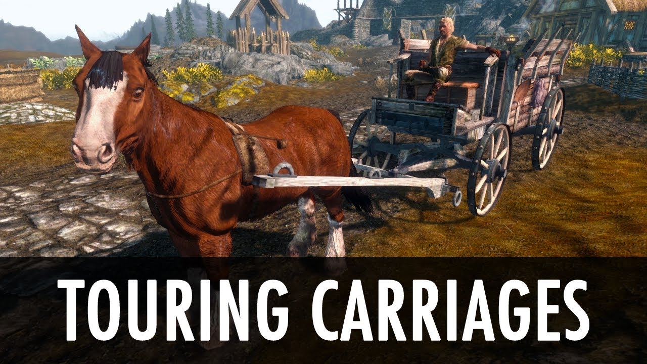 Skyrim Mod: Touring Carriages - YouTube