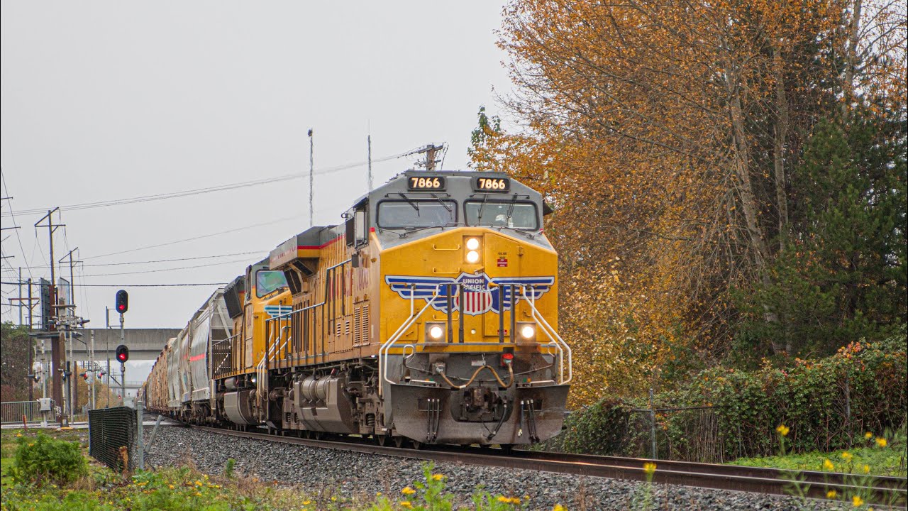 Short Railfan Outing on a Rainy Day at the Union Pacific Seattle ...