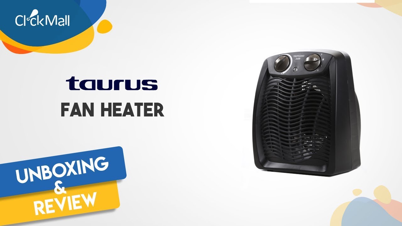 Taurus Fan Heater Unboxing | Clickmall - YouTube