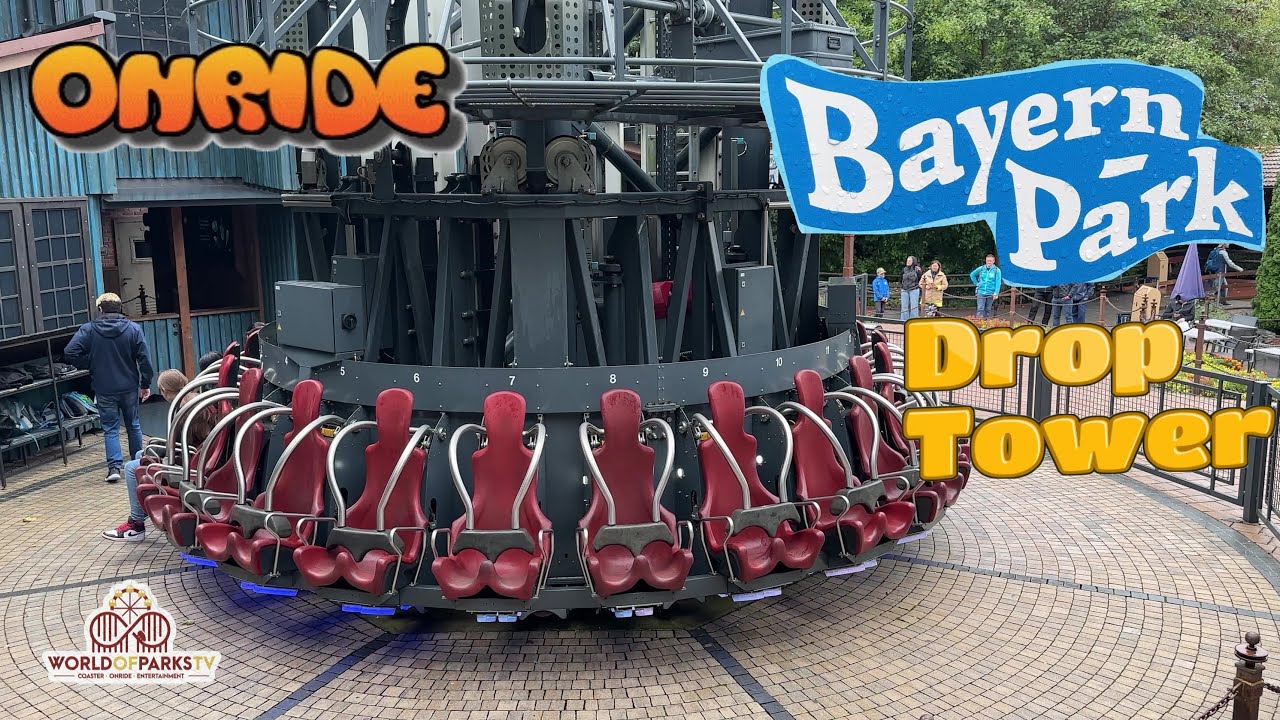 Voltrum – Free Fall Tower (Onride POV) Bayern Park Reisbach ...