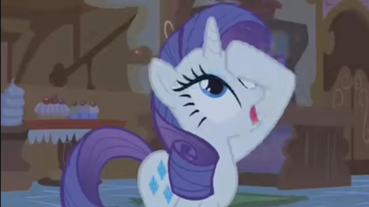 Rarity faints / passes out - YouTube