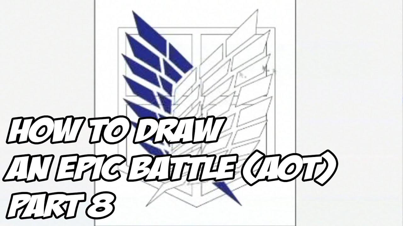 How to draw: An Epic Battle (AoT) part 8 Illustrator - YouTube
