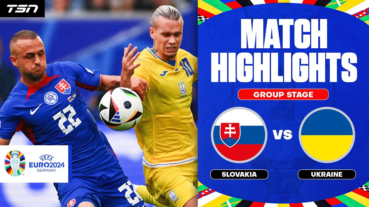 Slovakia vs. Ukraine Full Highlights | EURO2024 - YouTube