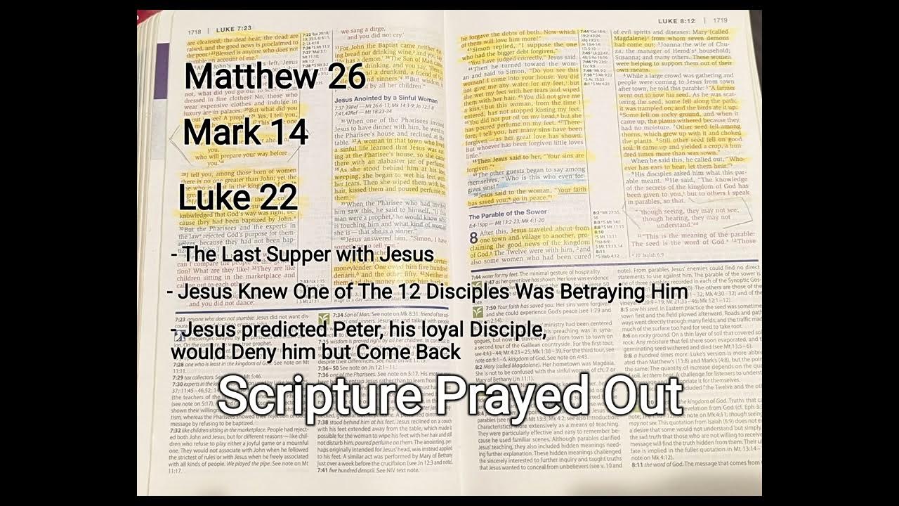 The Last Supper with Jesus - His Predictions of Betrayal and Denial ...