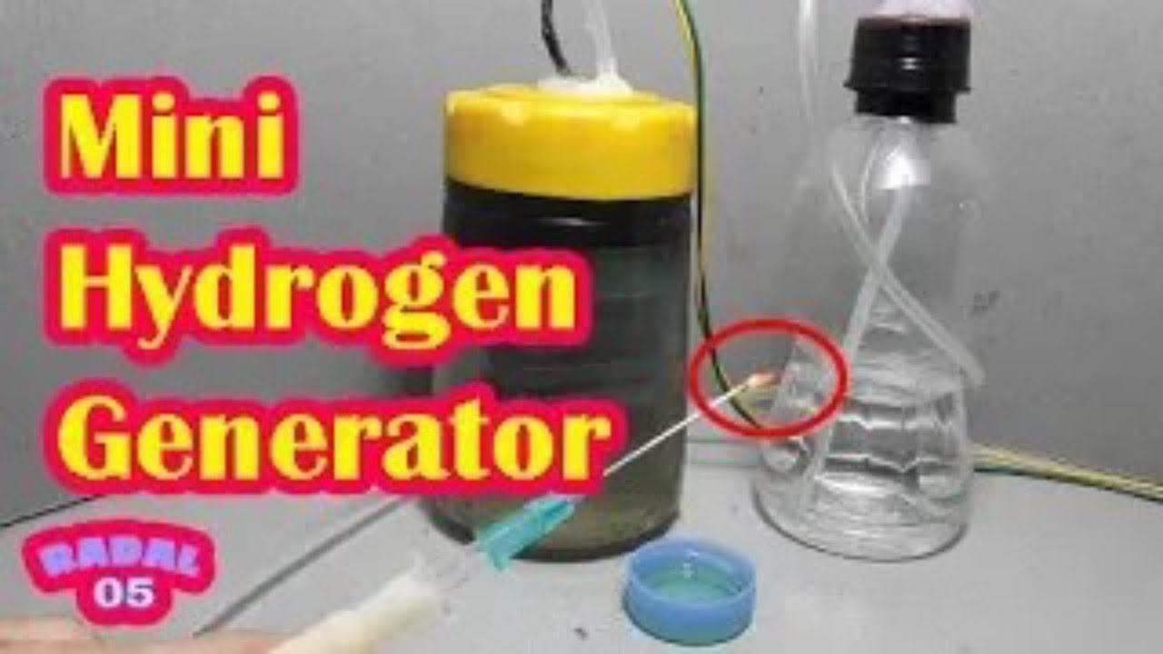 Cara membuat Generator Hidrogen mini┃Oxy Hydrogen ┃BBM dari air - YouTube