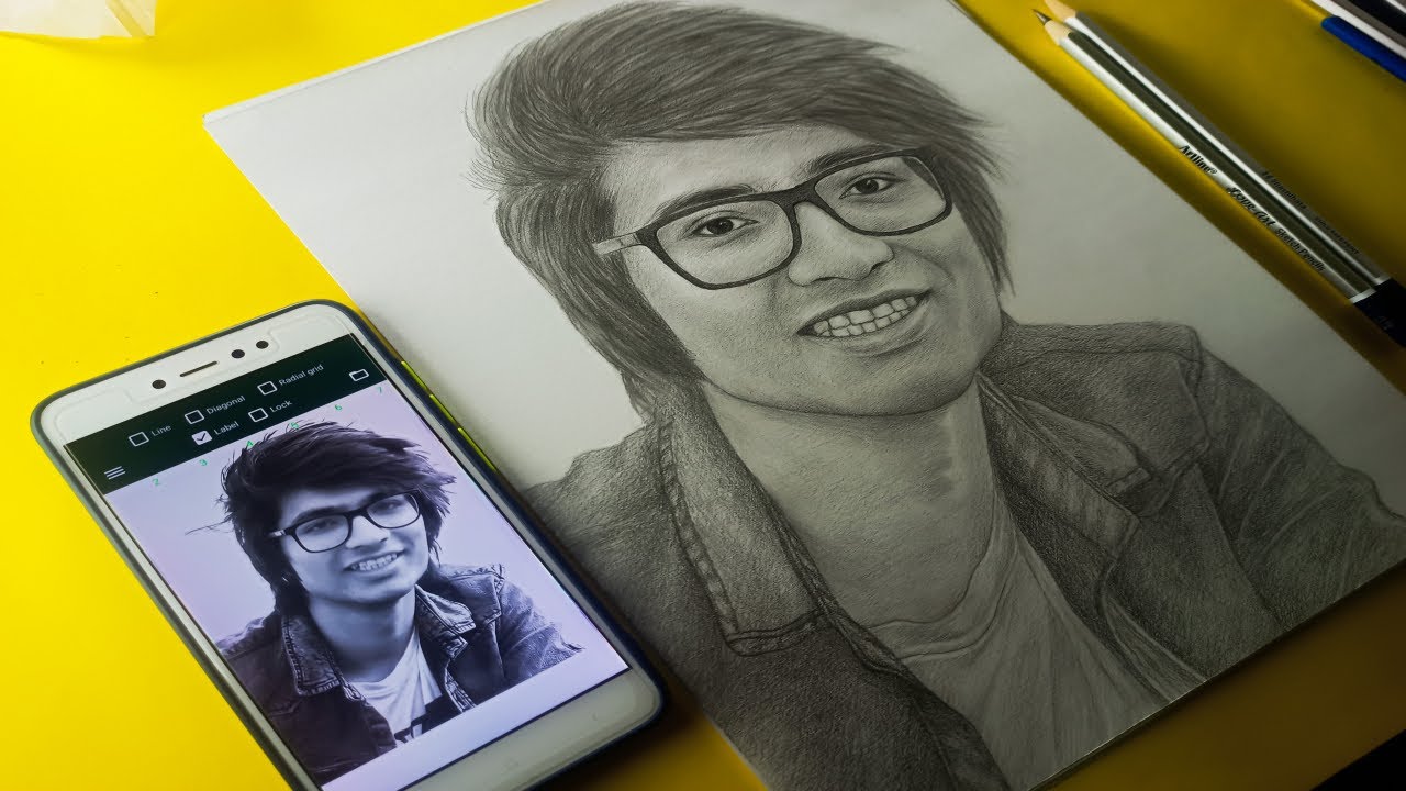 Sourav Joshi Drawing step by step time lapse sketching | @Sourav Joshi ...