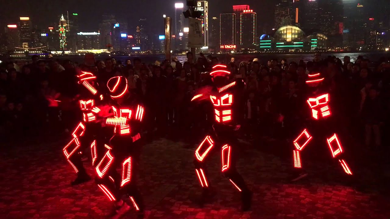 Hong Kong LED Dance | LEDance Tsim Sha Tsui Flash Mob - YouTube