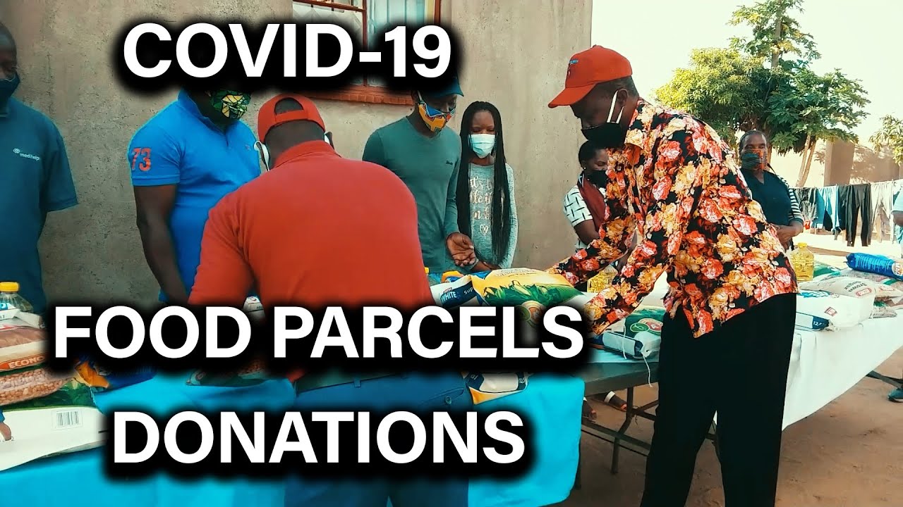 COVID-19 Food Parcels Donations in Four communities in Mpumalanga - YouTube