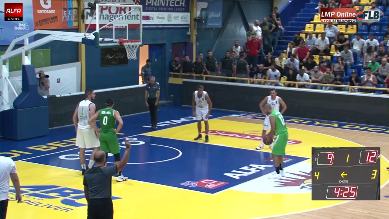 Al Riyadi U23 v/s Sagesse U23 - Lebanese Basketball Championship U23 ...