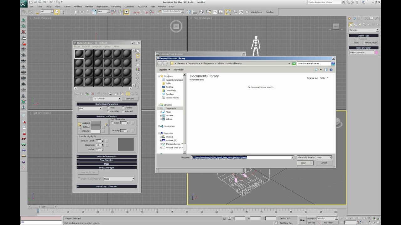 XMesh Loader MX - Create From Existing Sequence - YouTube