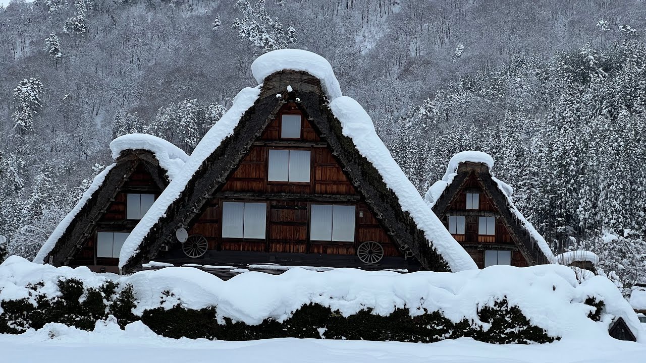 冬日雪景 日本合掌村 Gassho Village in Winter - Echo 221 - YouTube