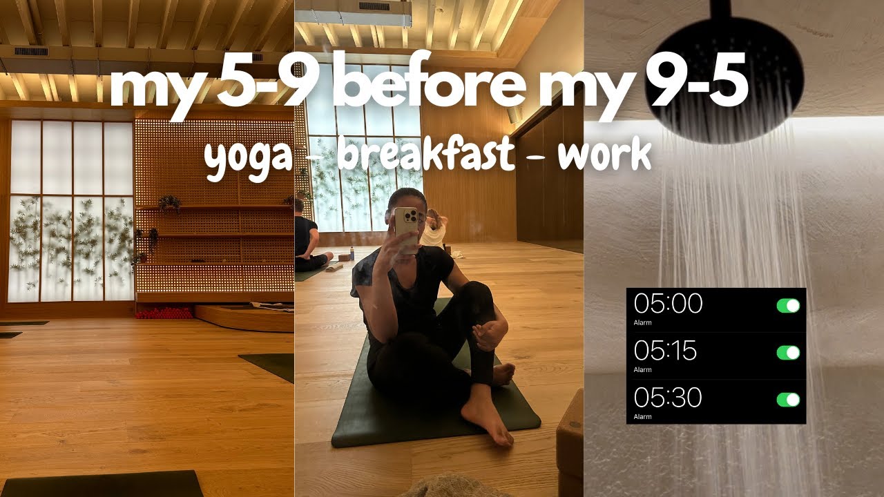 my 5 am morning routine before working a 9-5 - YouTube