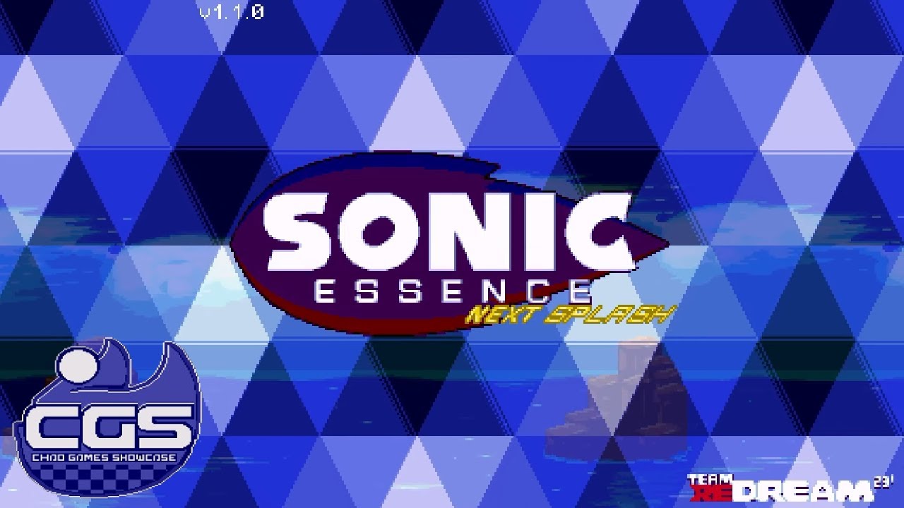 Sonic Essence - Next Splash (CGS '23 Demo) Walkthrough (1080p/60fps ...