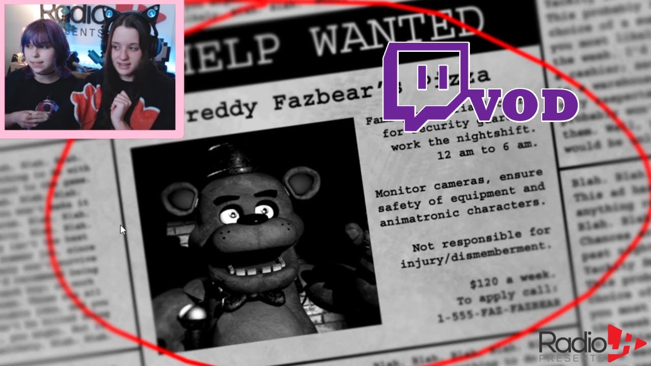 FNAF PJ IRL Stream w/ MEGGY! We Are Spooked!! - YouTube