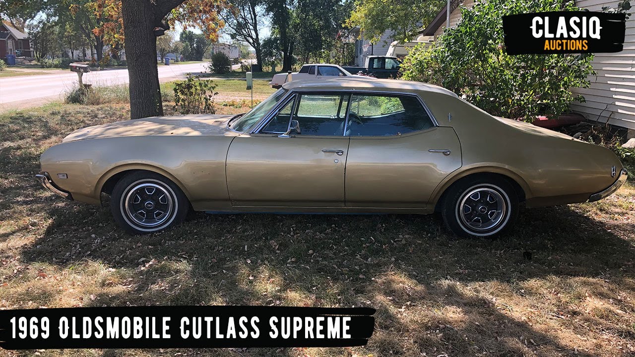 1969 Cutlass Sedan Beat Up 1969 Oldsmobile Barn Find Turns Out To Be