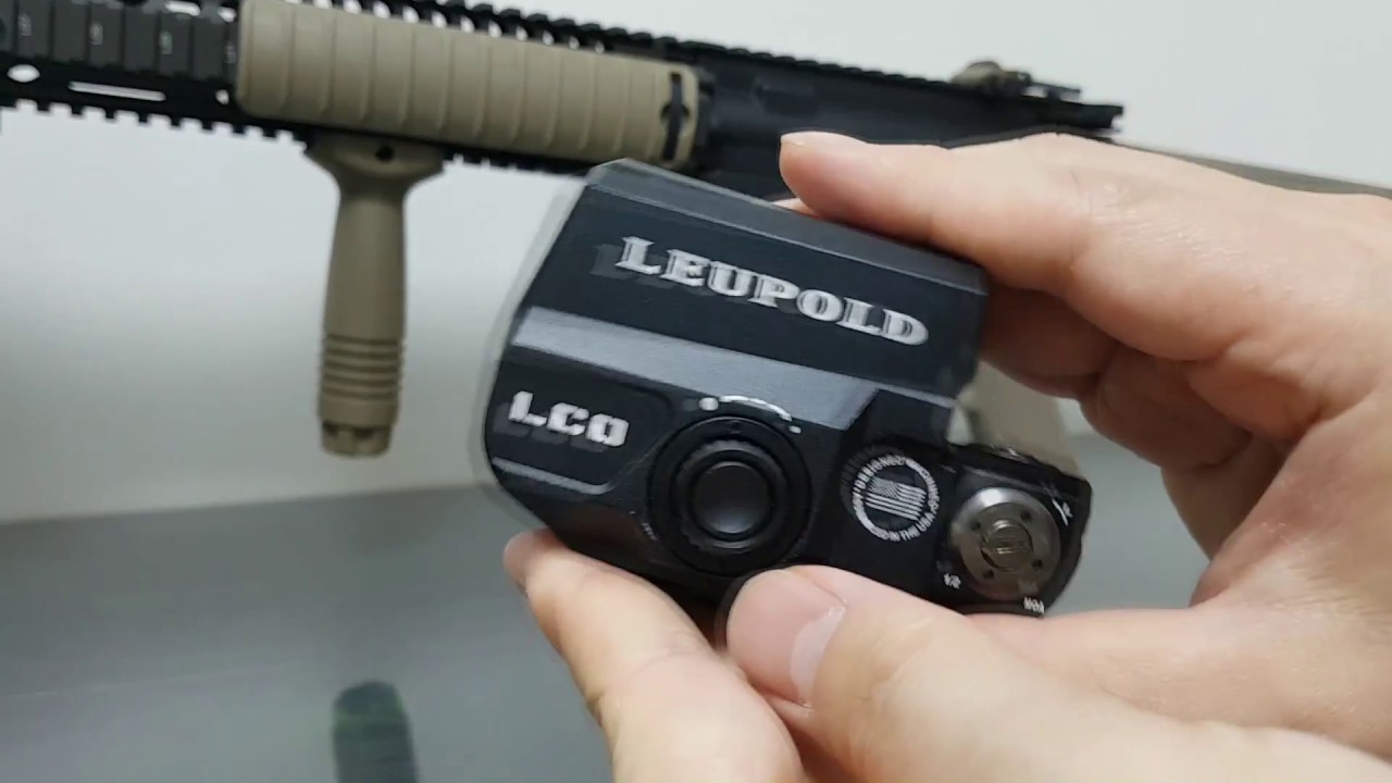 LEOPOLD LCO RED DOT SIGHT - YouTube