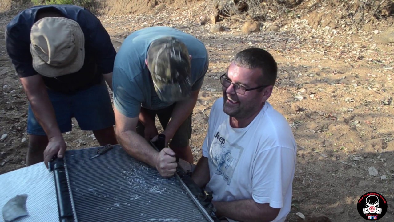 Bush mechanics - Fixing radiator and fan - YouTube