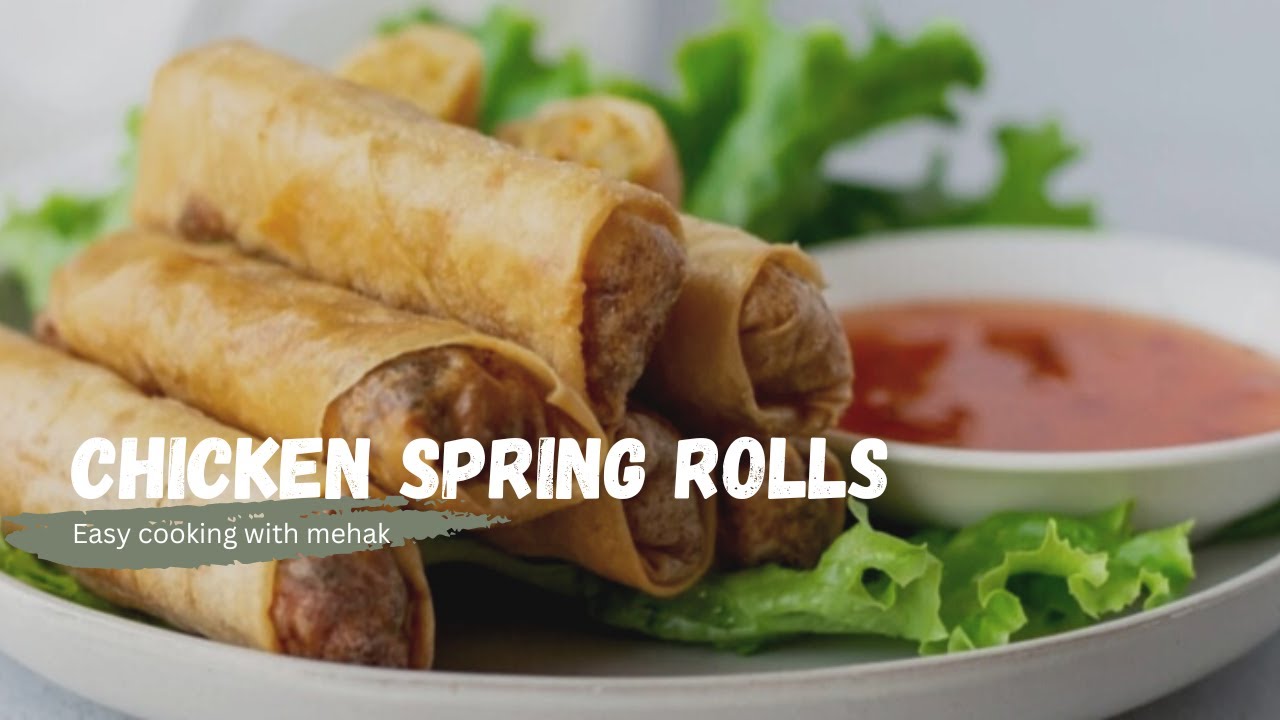 Chicken spring roll recipe | How to freeze them for long | Ramadan ...
