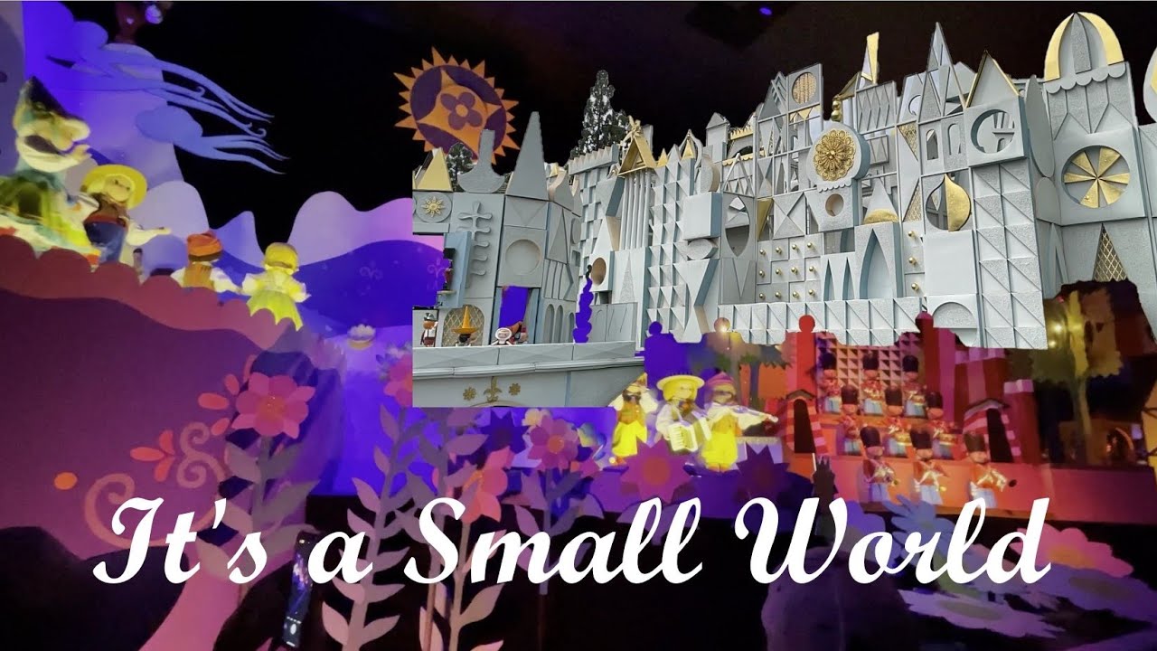 "It's a Small World", full boat ride, Disneyland Park in Anaheim ...