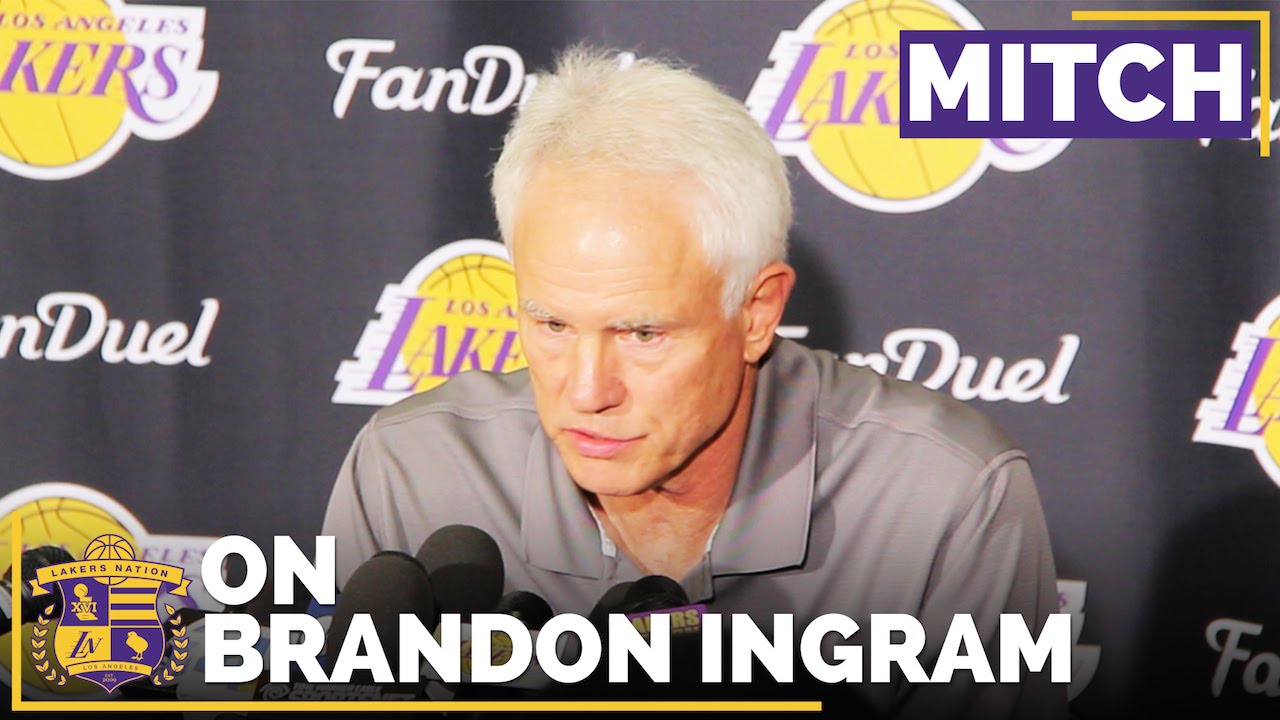 Mitch Kupchak On Brandon Ingram, No. 2 Pick Trade Talks - YouTube