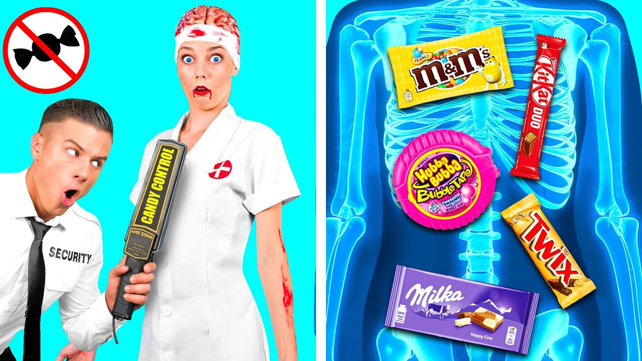 How to Sneak Candy into a Halloween Party | Prank Wars by Fun Tun - YouTube