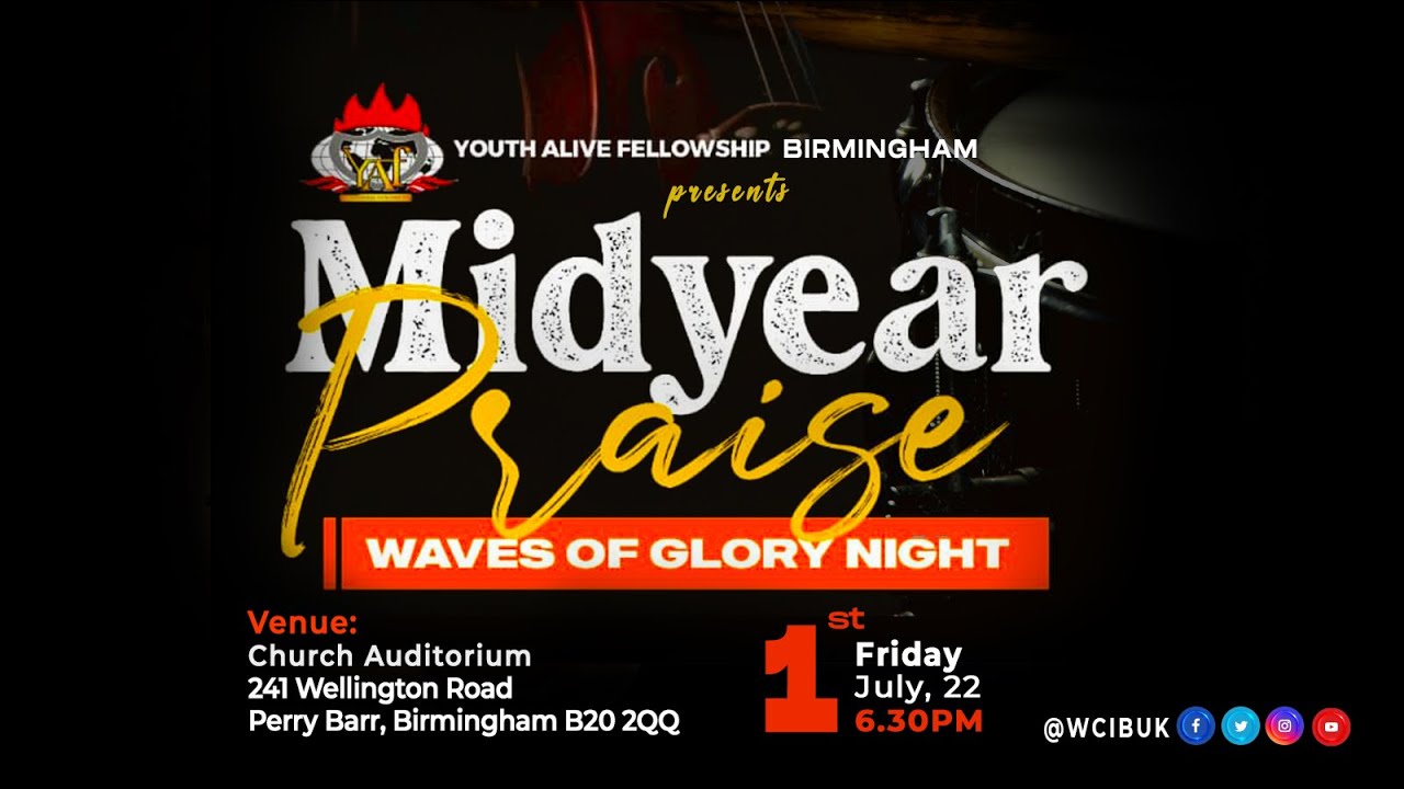 MID YEAR PRAISE | 👋 WAVES OF GLORY NIGHT 👋 | 1ST JULY 2022 | Winners ...