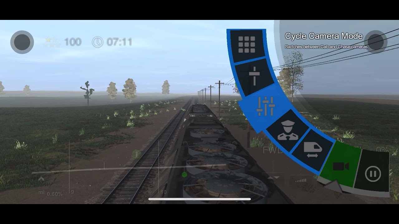 Doing the morning superliner in Maria’s pass approach trainz 3 map also ...