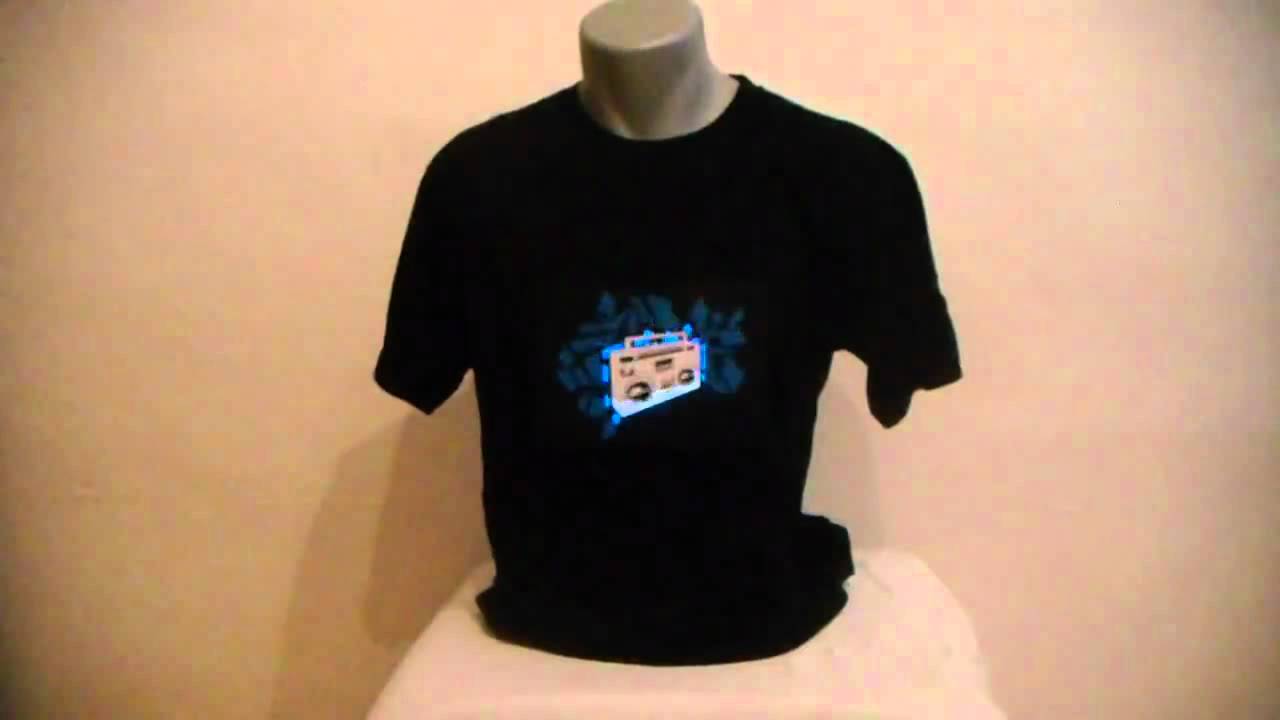 Led clothing Stereo MC - Tshirt - YouTube