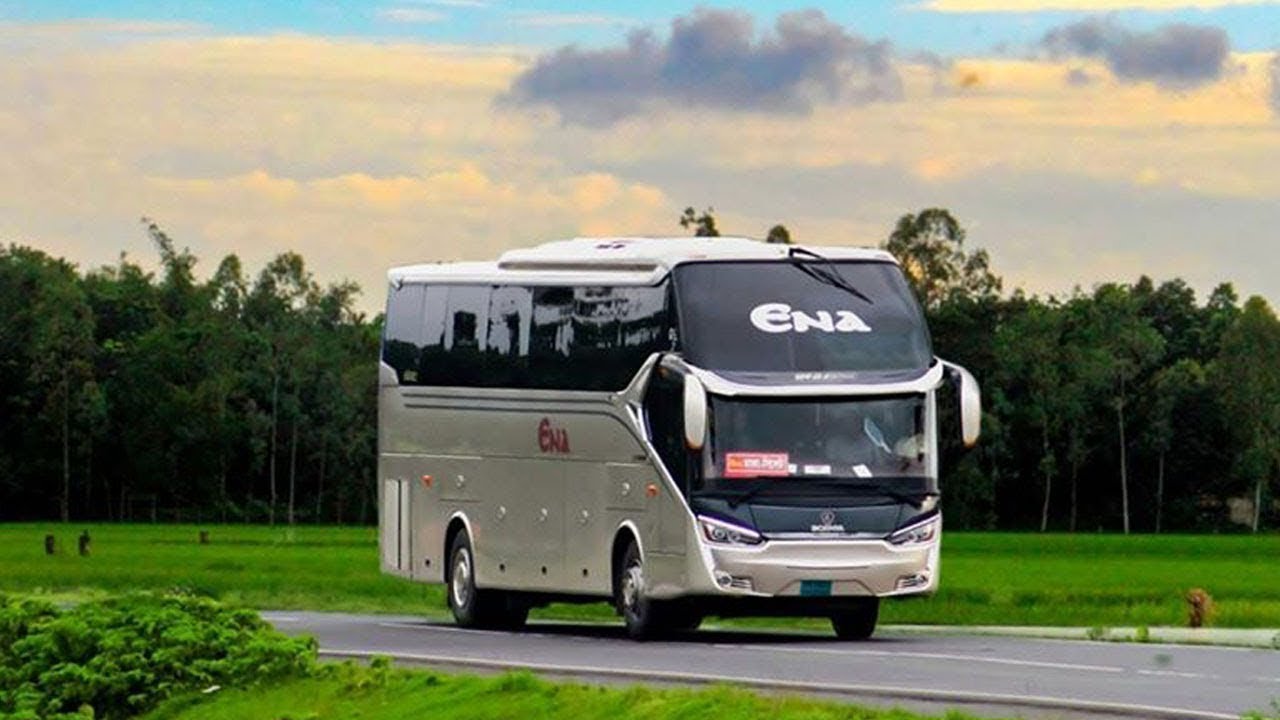 Ena Laksana SR2 Scania Bus |ENA Scania K360 High Deck Bus।Dhaka To ...