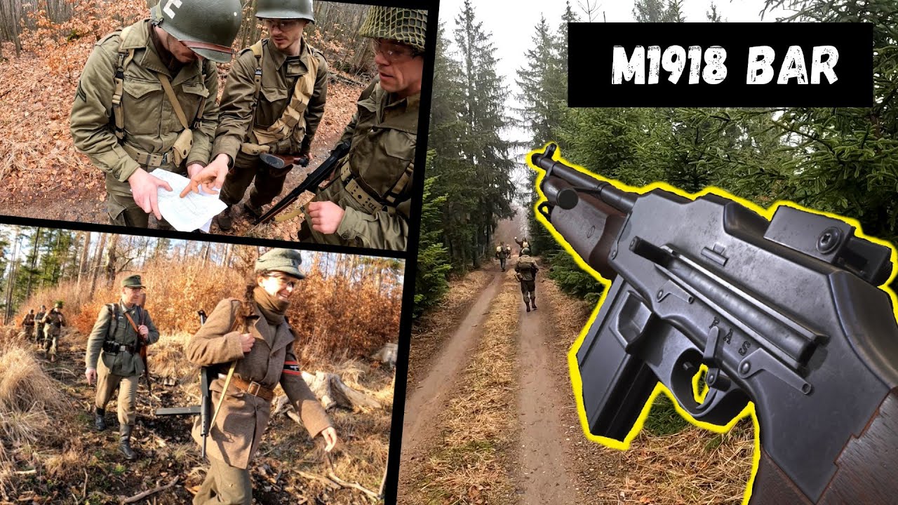 #22 - ,,Der letzte Rückzug" - BAR M1918 - WWII Airsoft (CZ/SK) - YouTube
