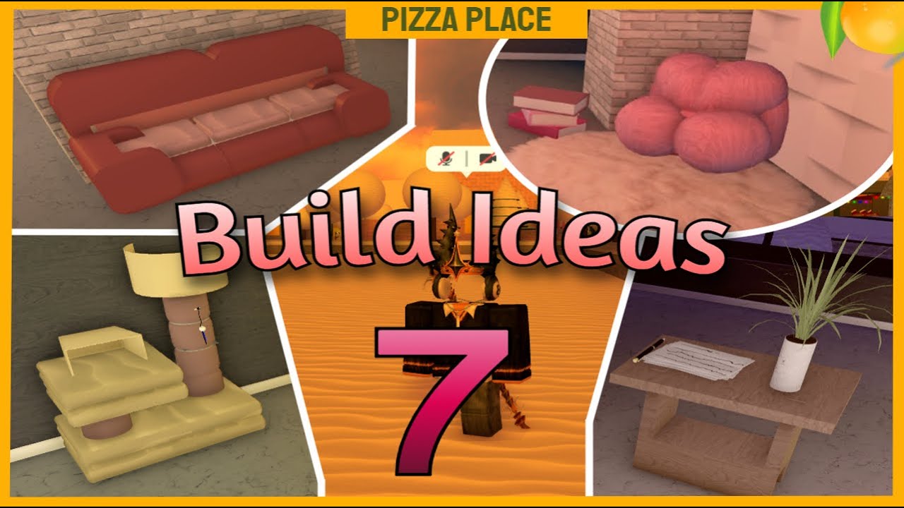 Build Ideas 7 Work at a Pizza Place (Roblox) - YouTube