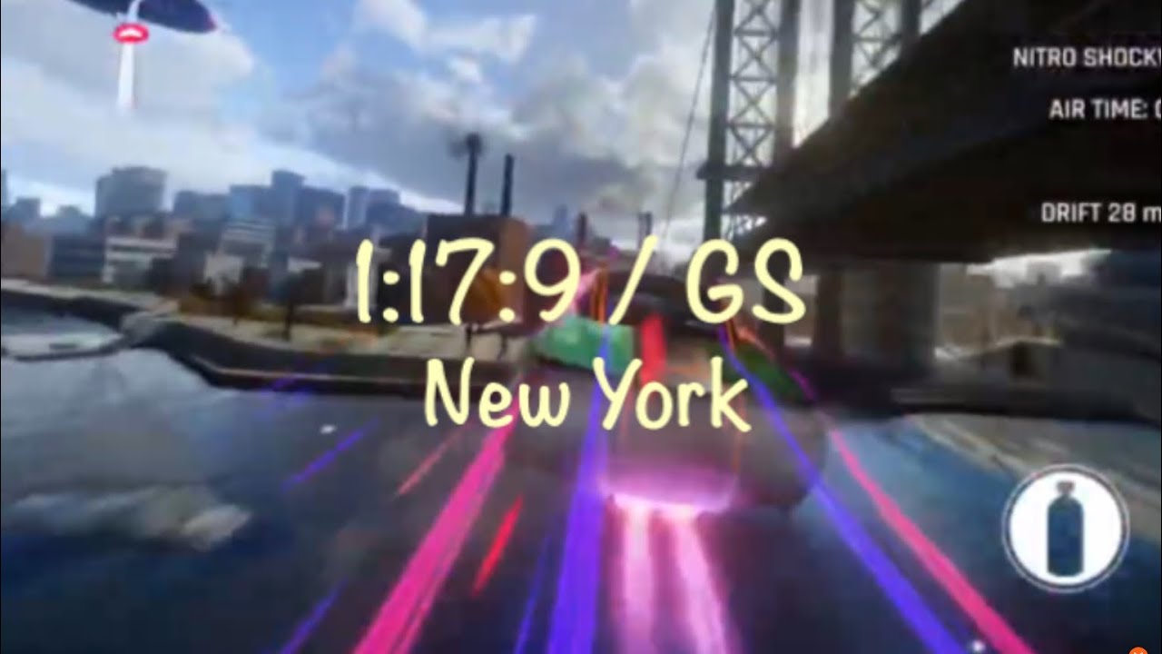 Asphalt 9 - New York [New Map] Route Reference (Corvette GS 1:17:9xx ...