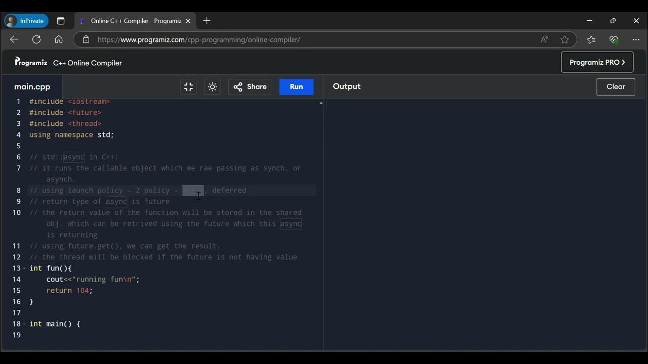 std::async in C++ #cpp #cppbasics #cppprogramming #cppbasicsforbeginners #cplusplus #concurrency ...
