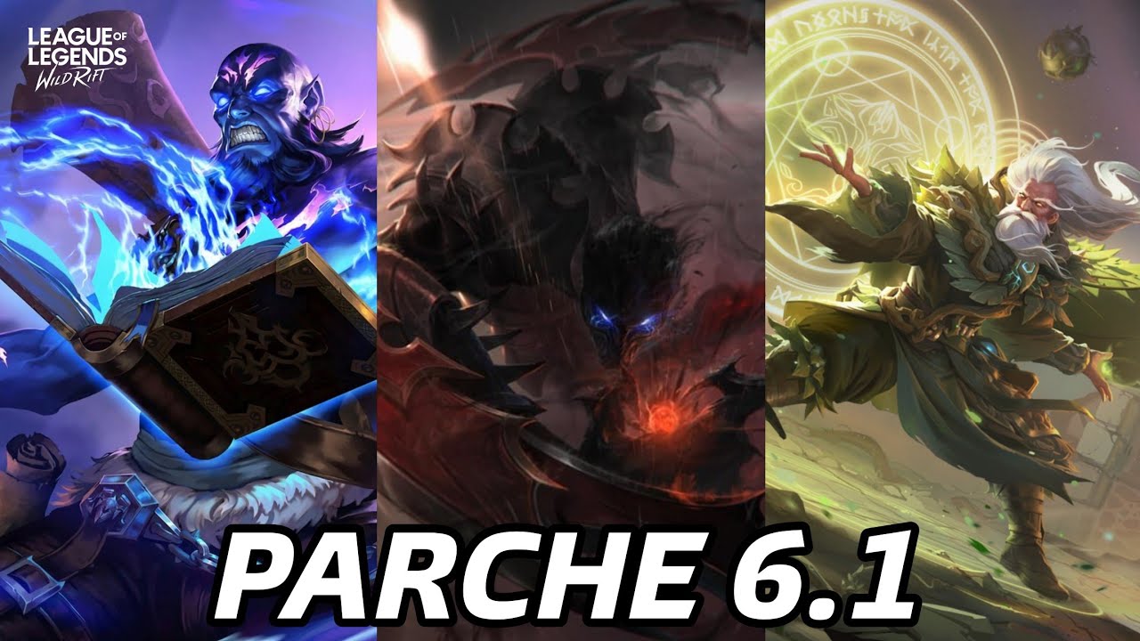 PARCHE 6.1 DE WILD RIFT: 3 NUEVOS CAMPEONES 🤯 - YouTube