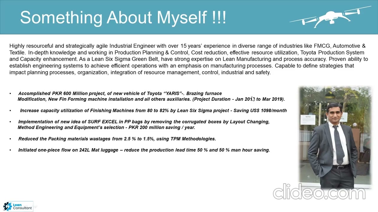 Optimizing productivity using lean management framework - YouTube