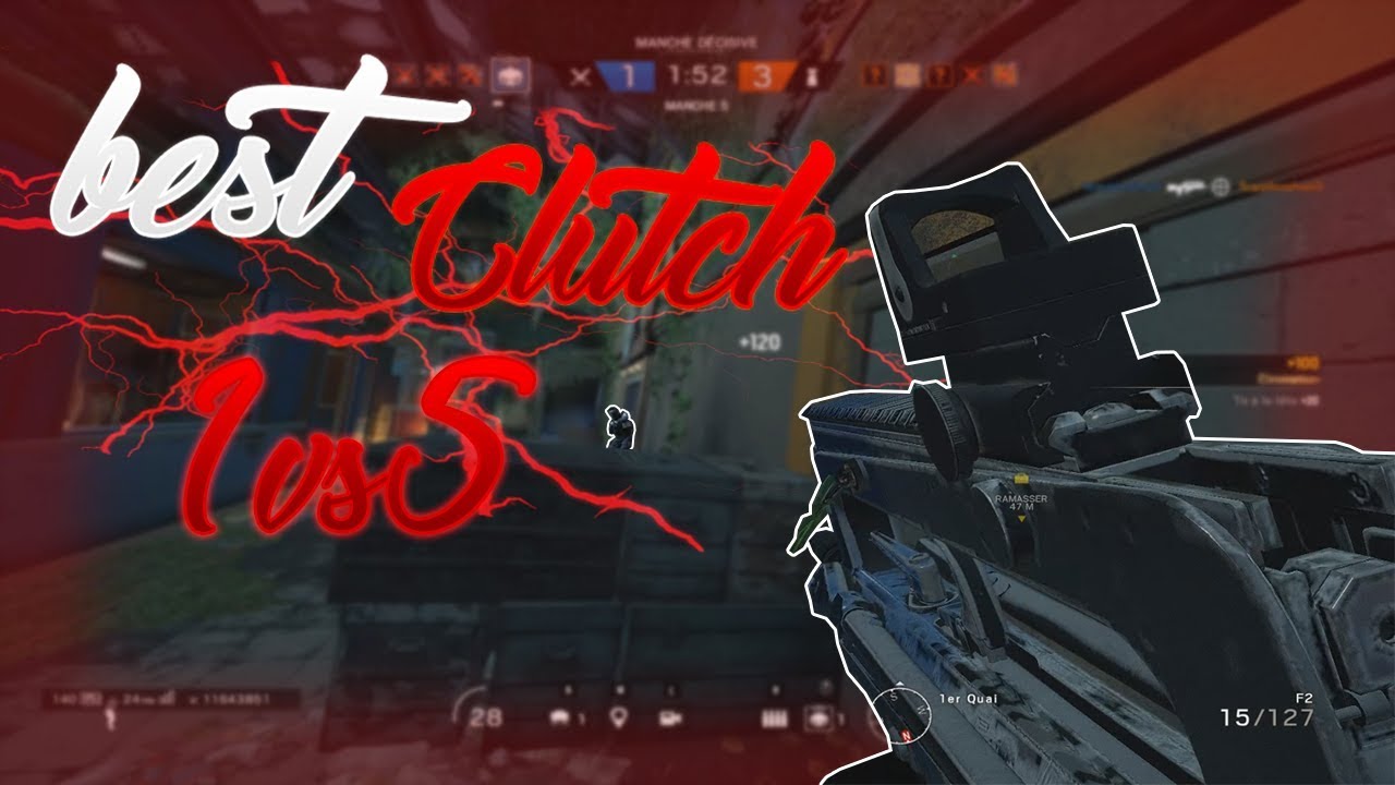 THE BEST CLUTCH 1VS5 - Rainbow six siège - YouTube