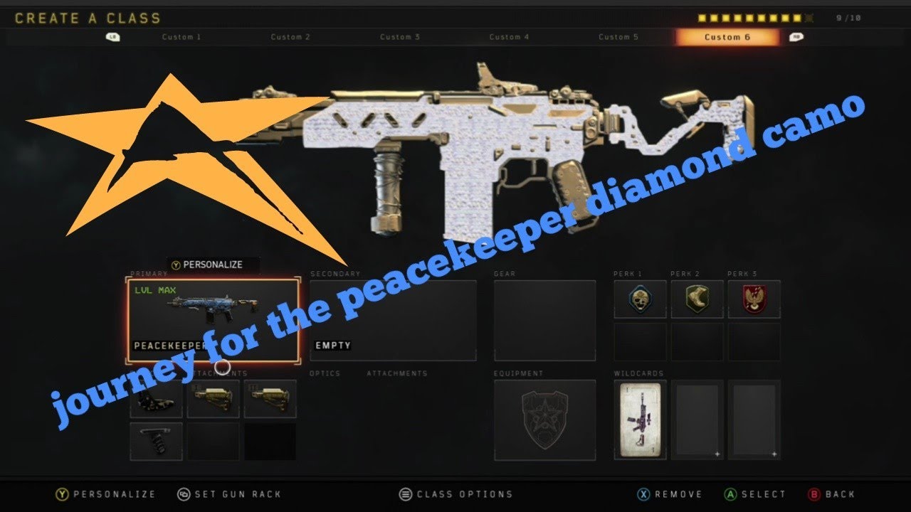 Bo4 Peacekeeper the journey for the diamond camo. - YouTube