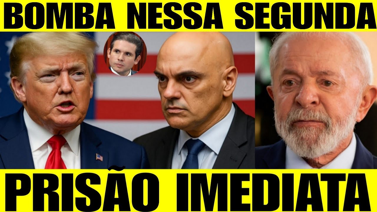 Bomba! TRUMP DECRETA PRISÃO IMEDIATA!! ALEXANDRE DE MORAES DO STF SOFRE DURAS CRÍTICAS EUA QR ...