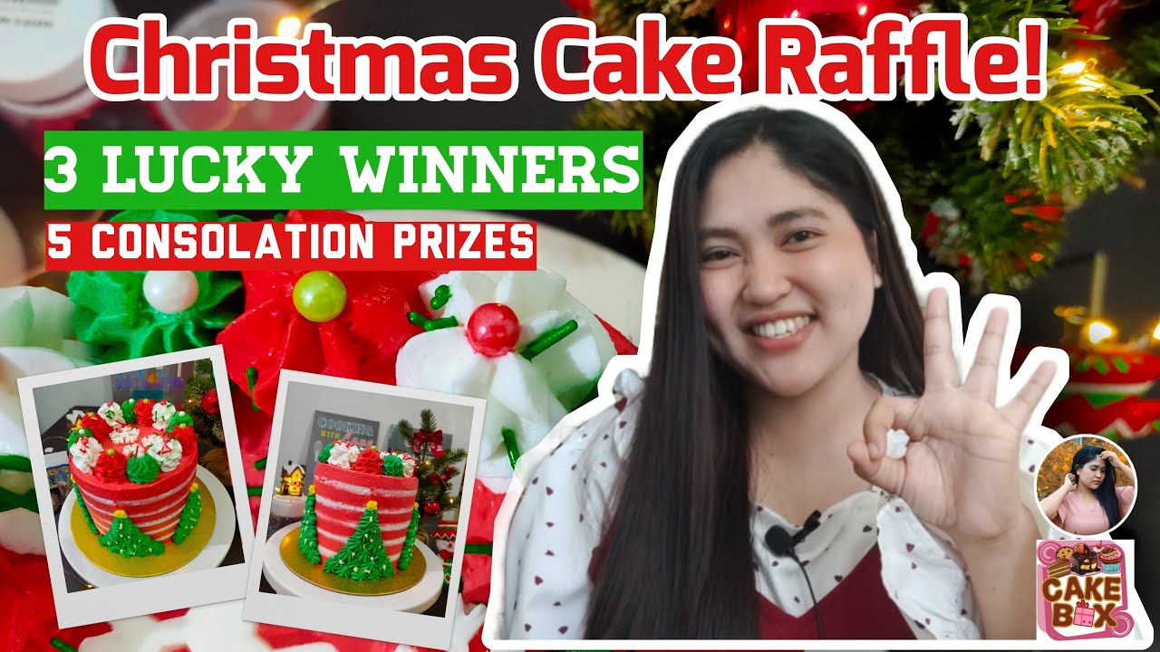 Join the Christmas Cake Raffle by Angelie Malate | Vlogmas 1 - YouTube