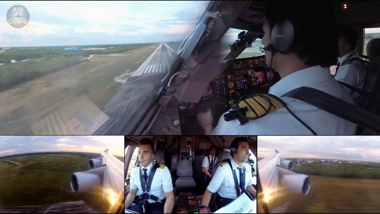 Fantastic Boeing 747 Pilots! Captain Dani and F/O Adrian: PERFECT Punta ...