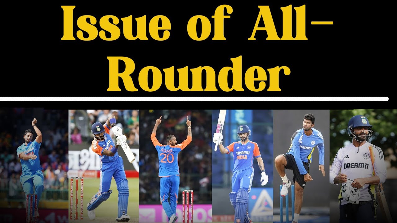 Role of All-Rounders in Team India | Jadeja, Axar, Sundar, Dube,nitish ...