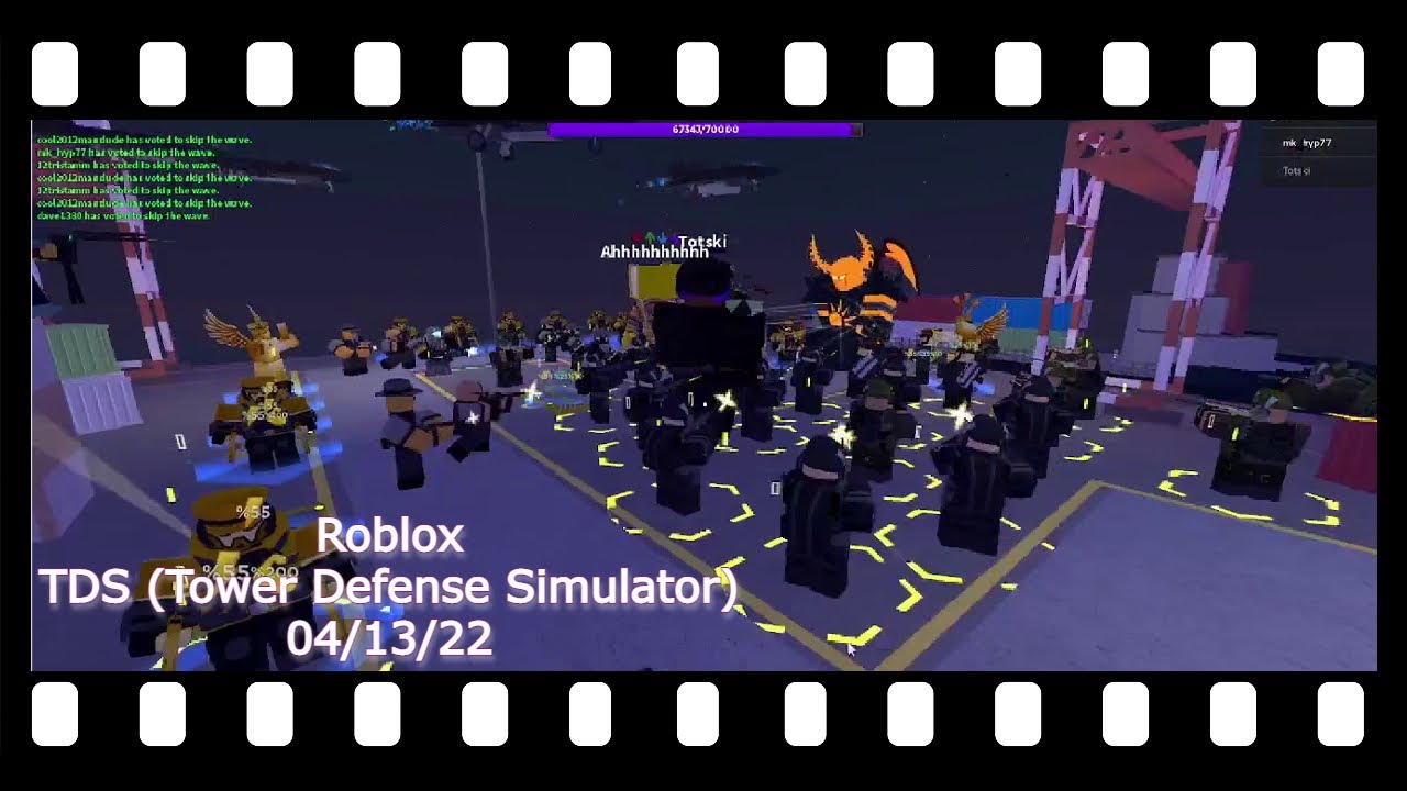 Game Log: Roblox TDS (Tower Defense Simulator) Harbor ロブロックス タワーディフェンス ...