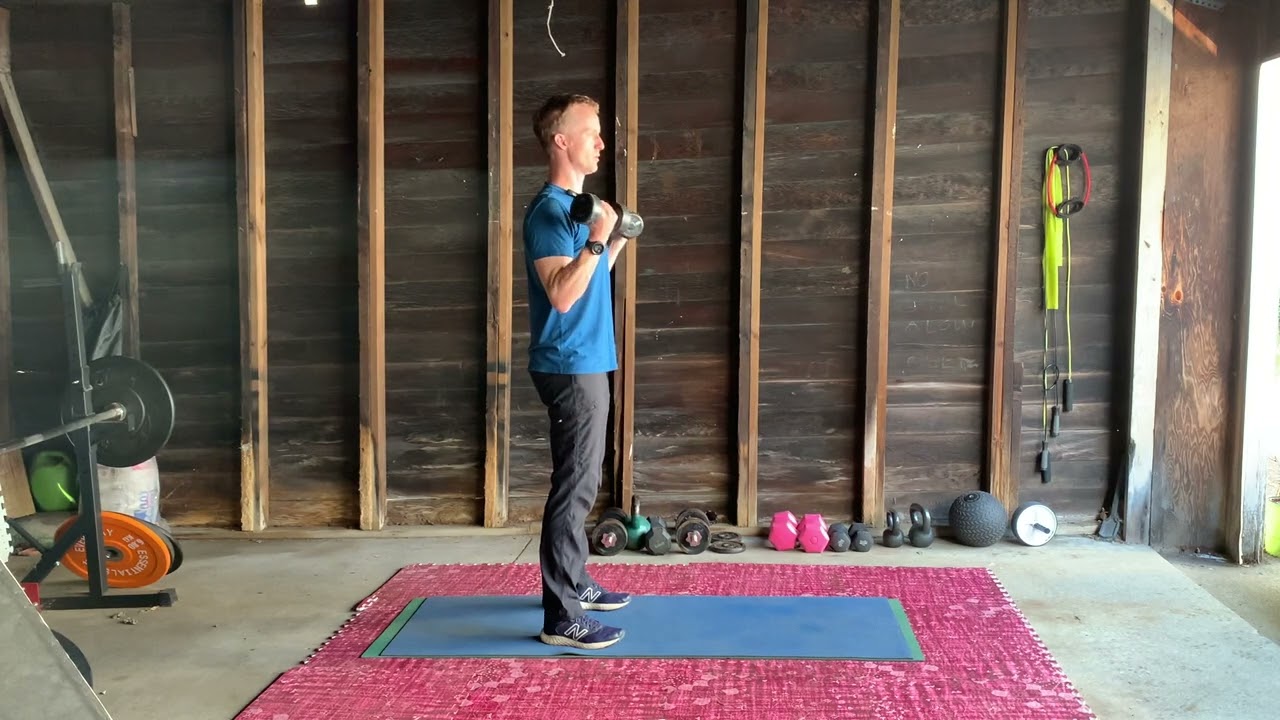 How to do a curl with dumbbells - Beginners Guide - The Fitness Reset 6 ...